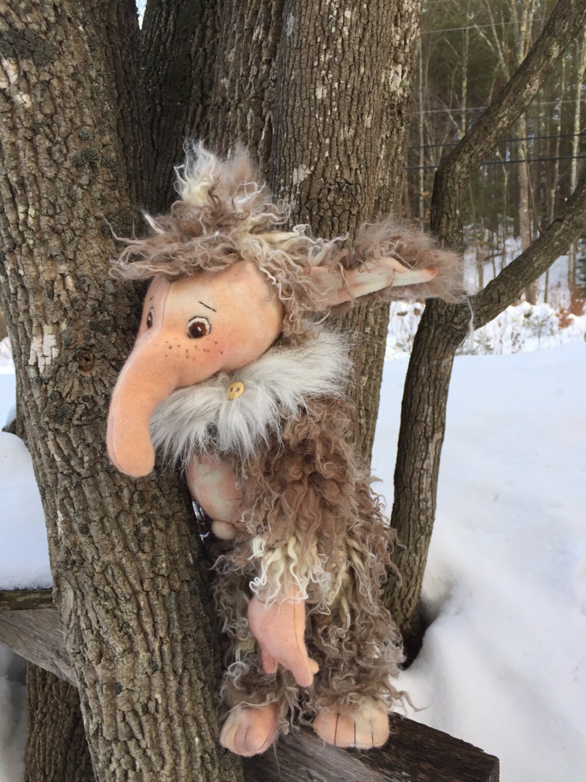 Nori, a Hairy, Scandinavian Troll, Sewing Pattern Download, PDF - Etsy