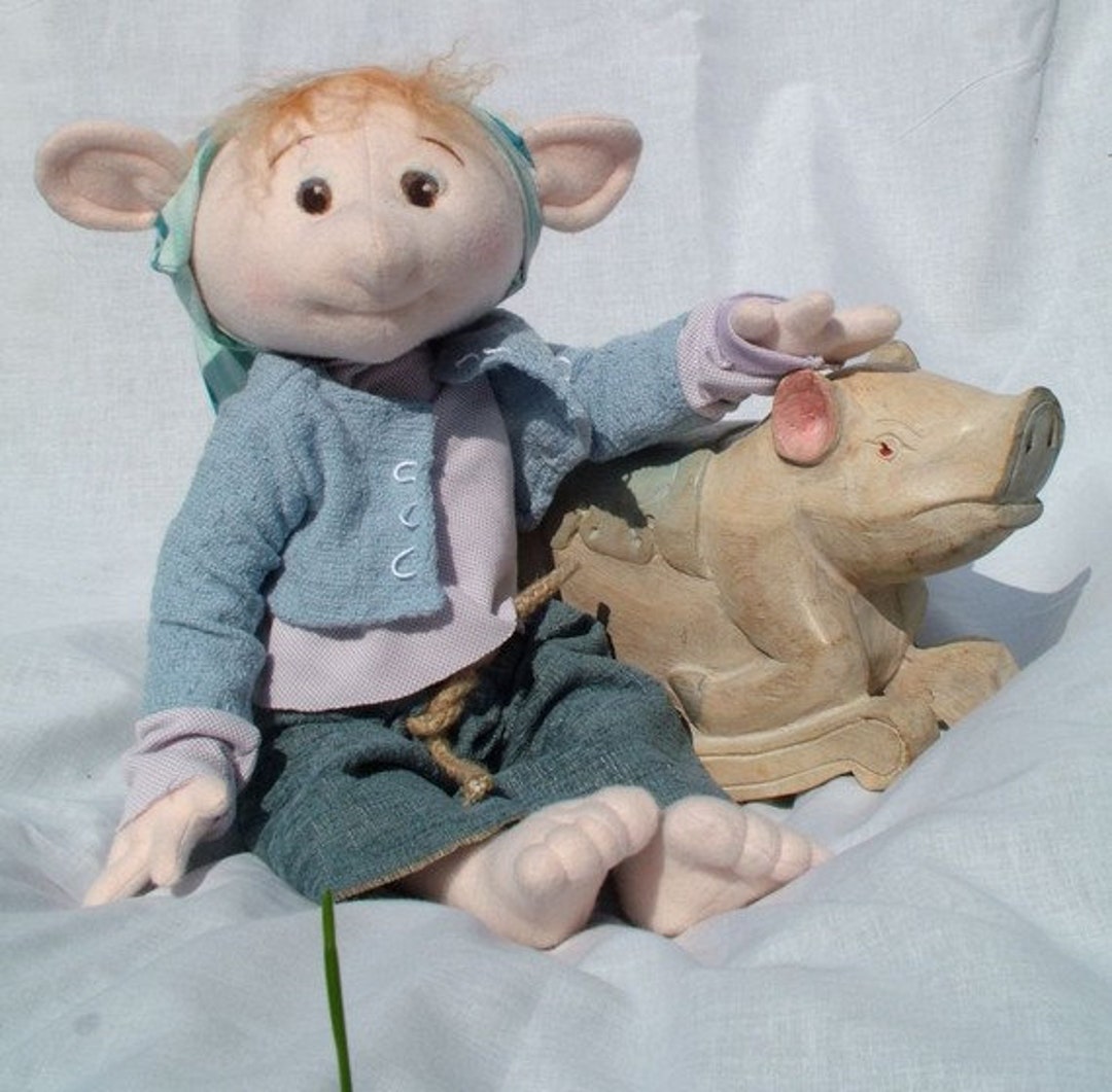 Pippin Poorbelly, a Polliwog Faerie Doll, Soft Toy, Jointed and ...