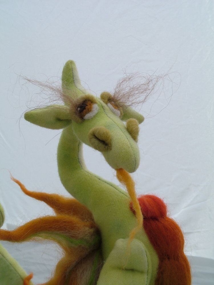 Willow Wisp Dragon Plush PDF pattern | Etsy