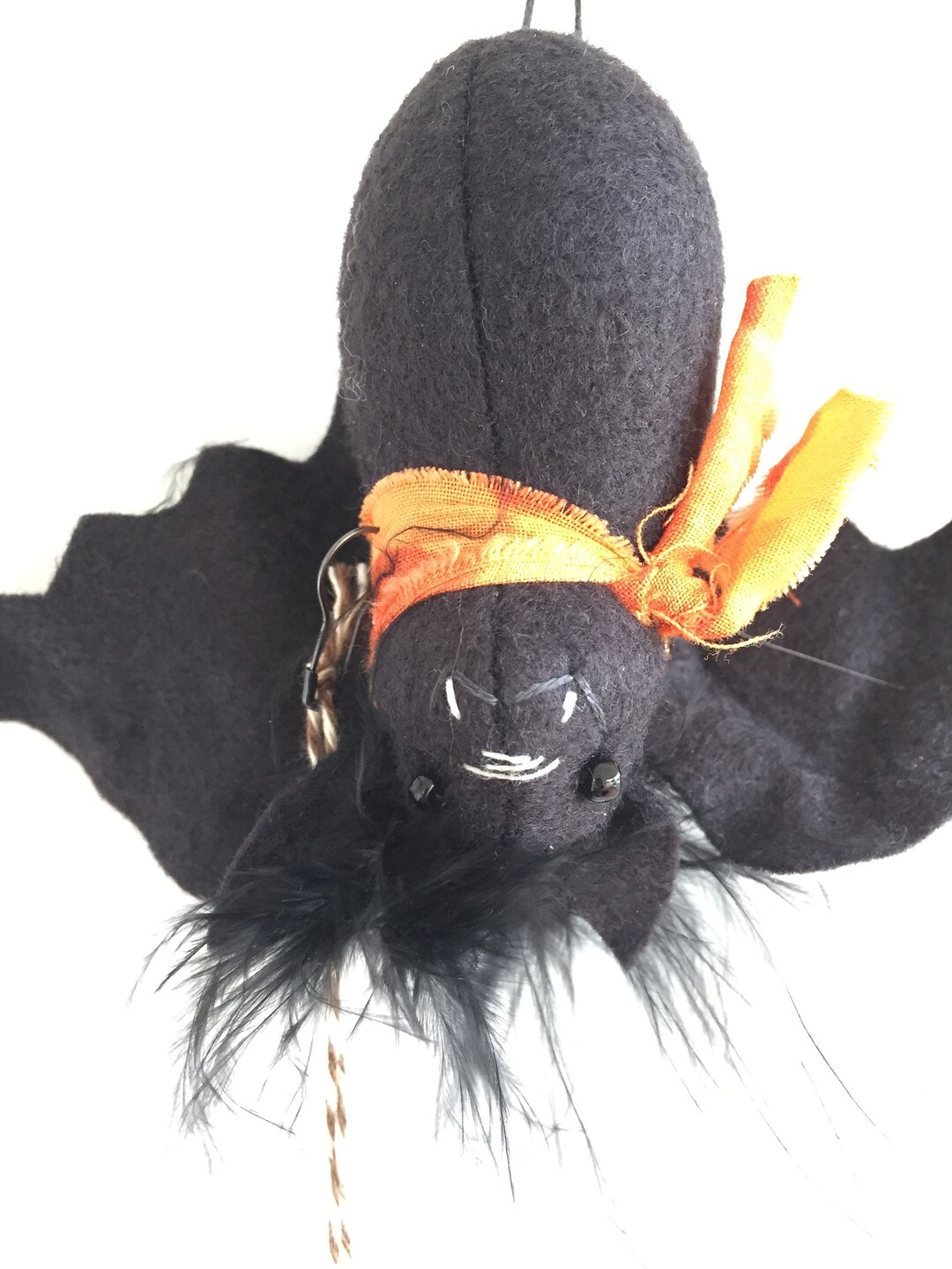 A Little Batty, Halloween, Bat Ornament, Ready to Hang Around - Etsy