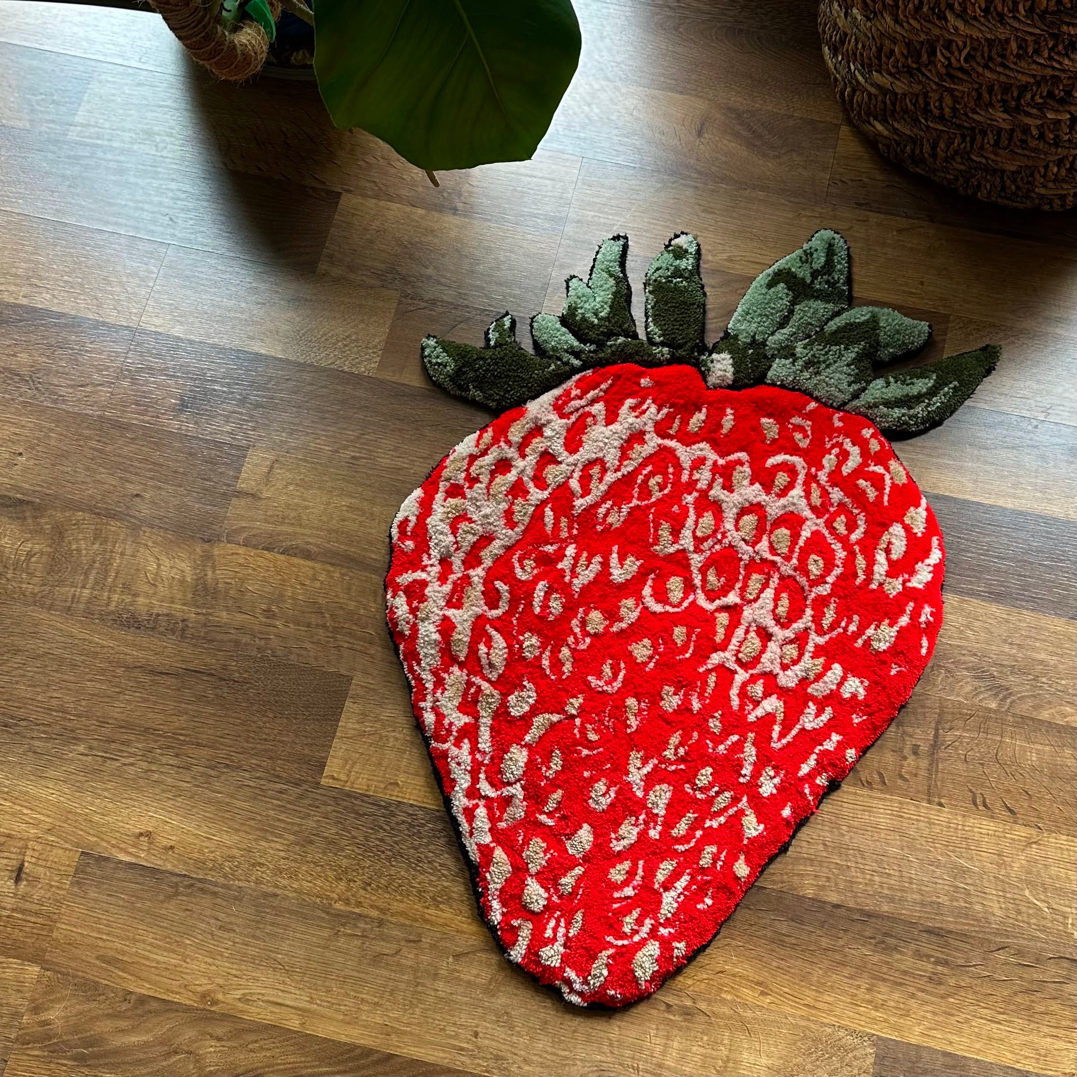 Strawberry Rug - Etsy