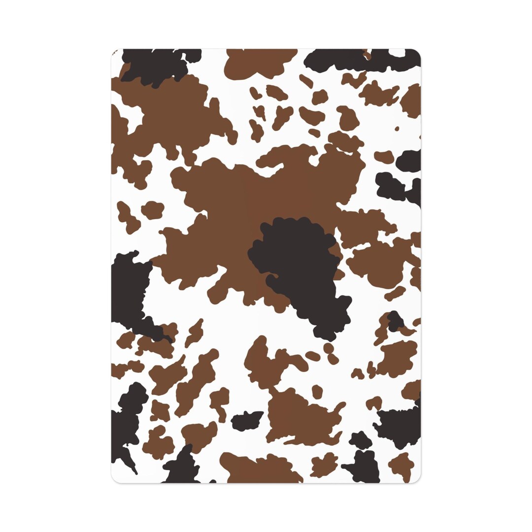 Cow Print Poker Cards - Etsy