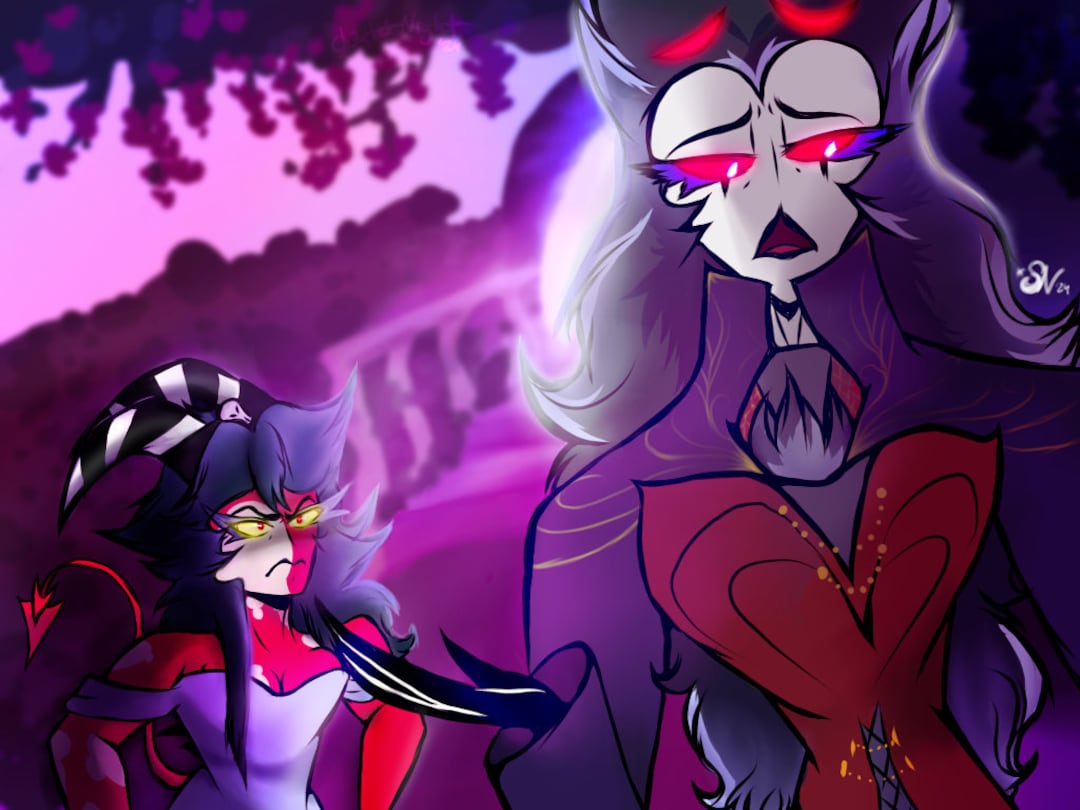 PREORDER Stolitz Full Moon Genderbend Holographic Print, Helluva Boss ...