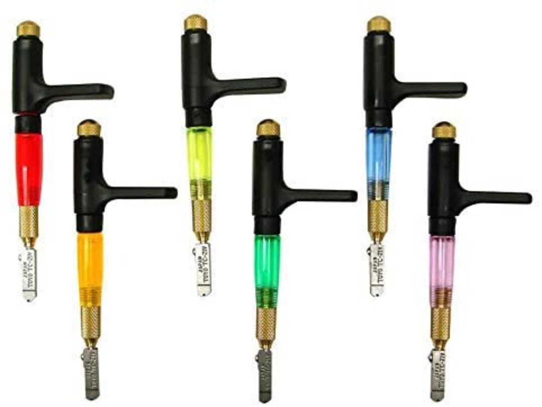 Glass Cutter, Toyo Custom Grip Glass Super Cutter, Tapping Wheel Cutter ...