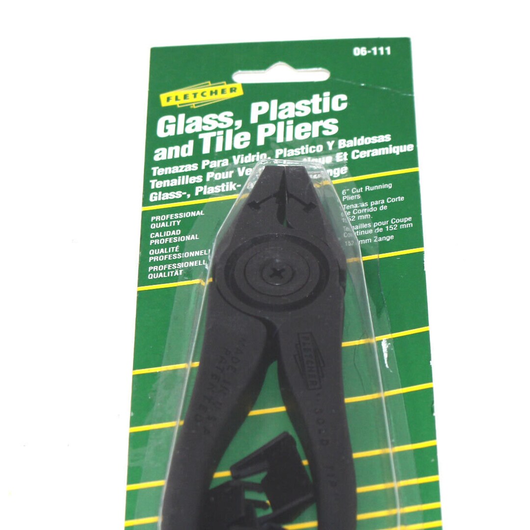 Pliers, 6" Running and Nipping Pliers by Fletcher-terry, Made for Glass ...