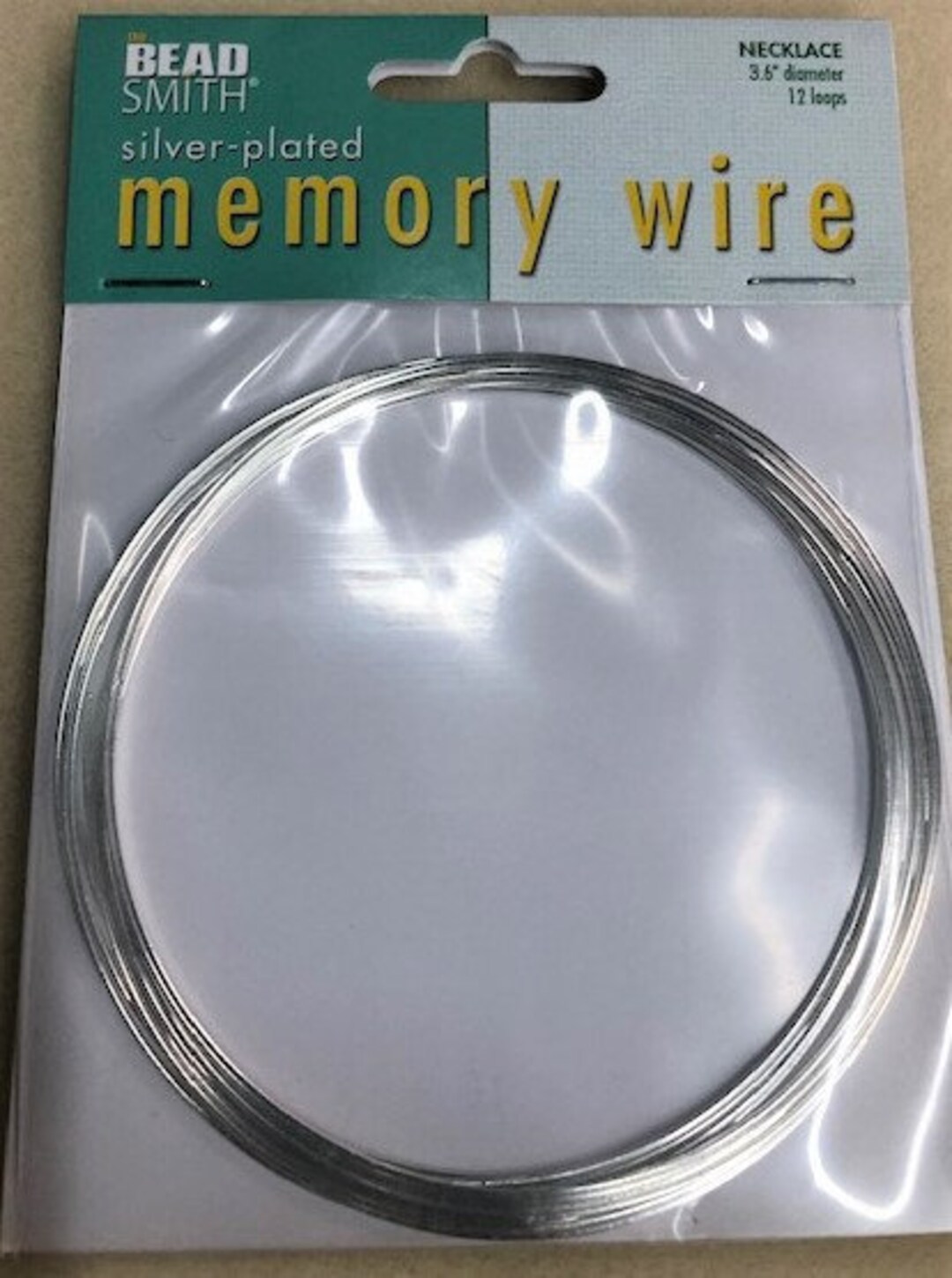 Memory Wire for Necklaces Silver Plated Stainless Steel Beadsmith ...