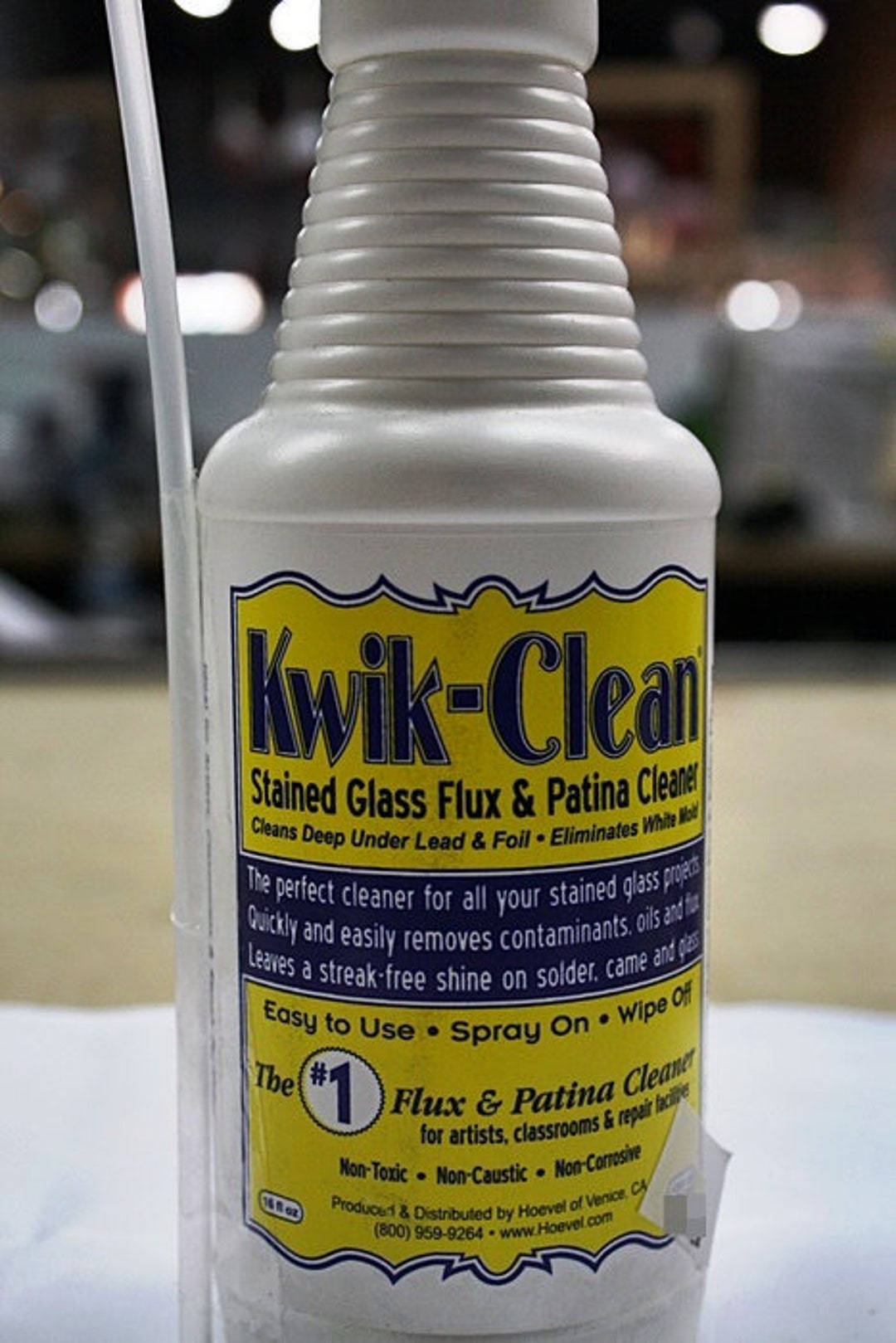 Kwik Clean Flux and Patina Cleaner for Stained Glass 16 Fl Oz Bottle - Etsy