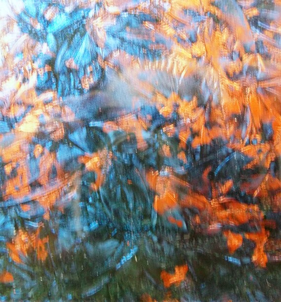 Blue Copper Van Gogh 380 Glass for Mosaics and Stained | Etsy