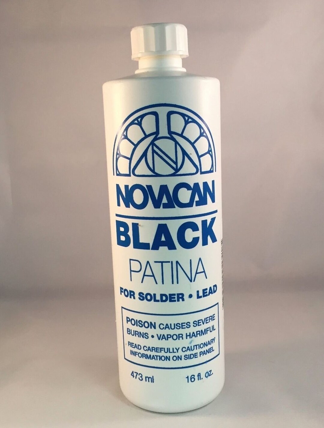 Patina, Novocan Black Patina, 16 Oz. Bottle for Solder and Lead - Etsy