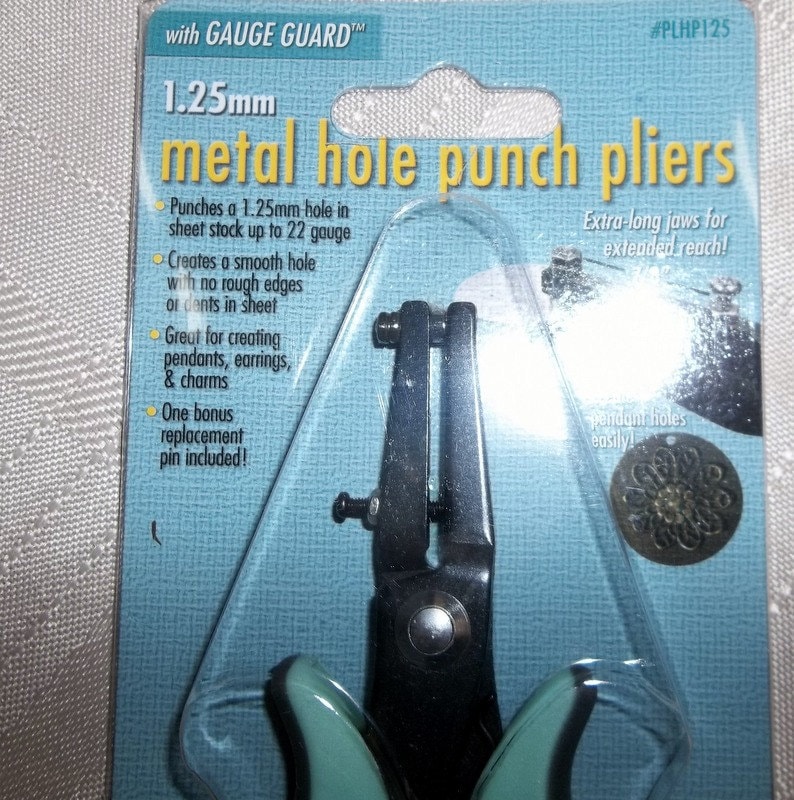 Metal Hole Punch Pliers With Gauge Guard From Beadsmith (hole Size 1 ...