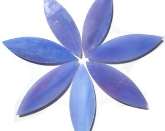 Rosebud Pink Iridized SMALL Glass Petals for Mosaics or Stained Glass ...