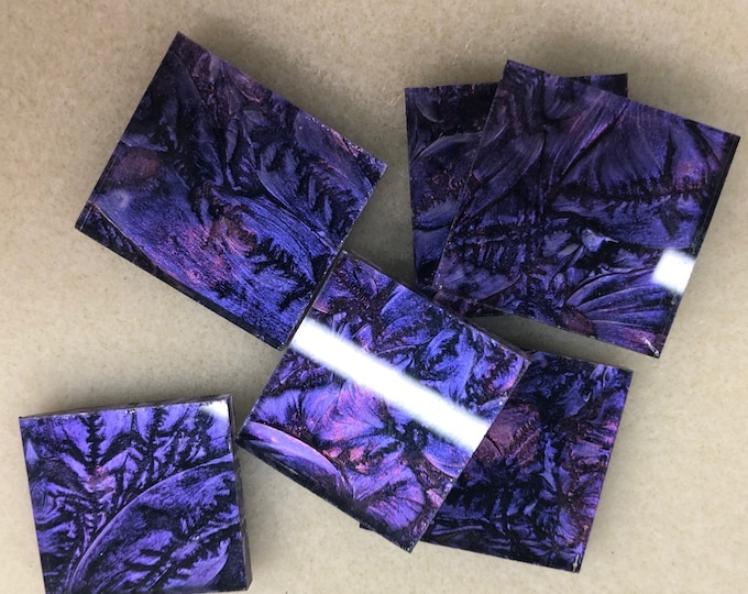 Violet Purple Van Gogh Glass Mosaic Tiles - Etsy