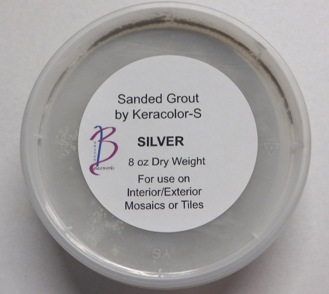 SILVER Sanded Grout by Keracolor-s for Tiles and Mosaics, 8 Oz - Etsy