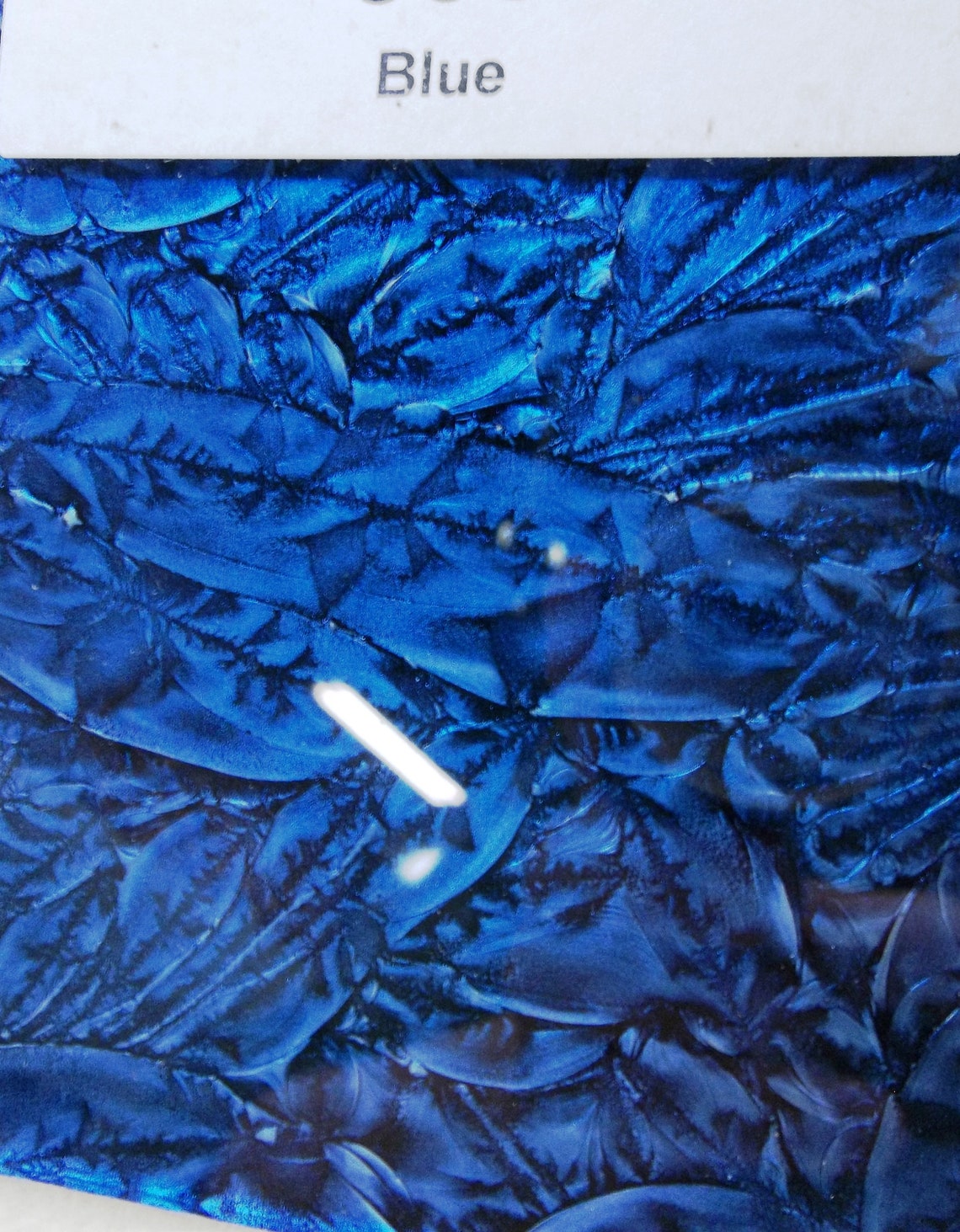 Blue Van Gogh Hand Painted Glass VG300 for Mosaics or | Etsy