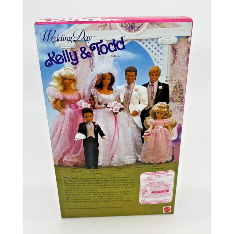 Barbie Kelly & Todd Wedding Day Doll Gift Set 1991 Mattel No. 2820 NIB ...