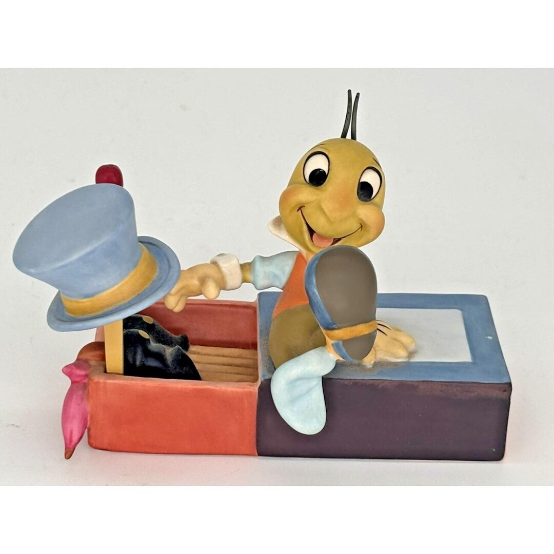 WDCC Pinocchio Jiminy Cricket Let Your Conscience Be Your Guide W/box ...