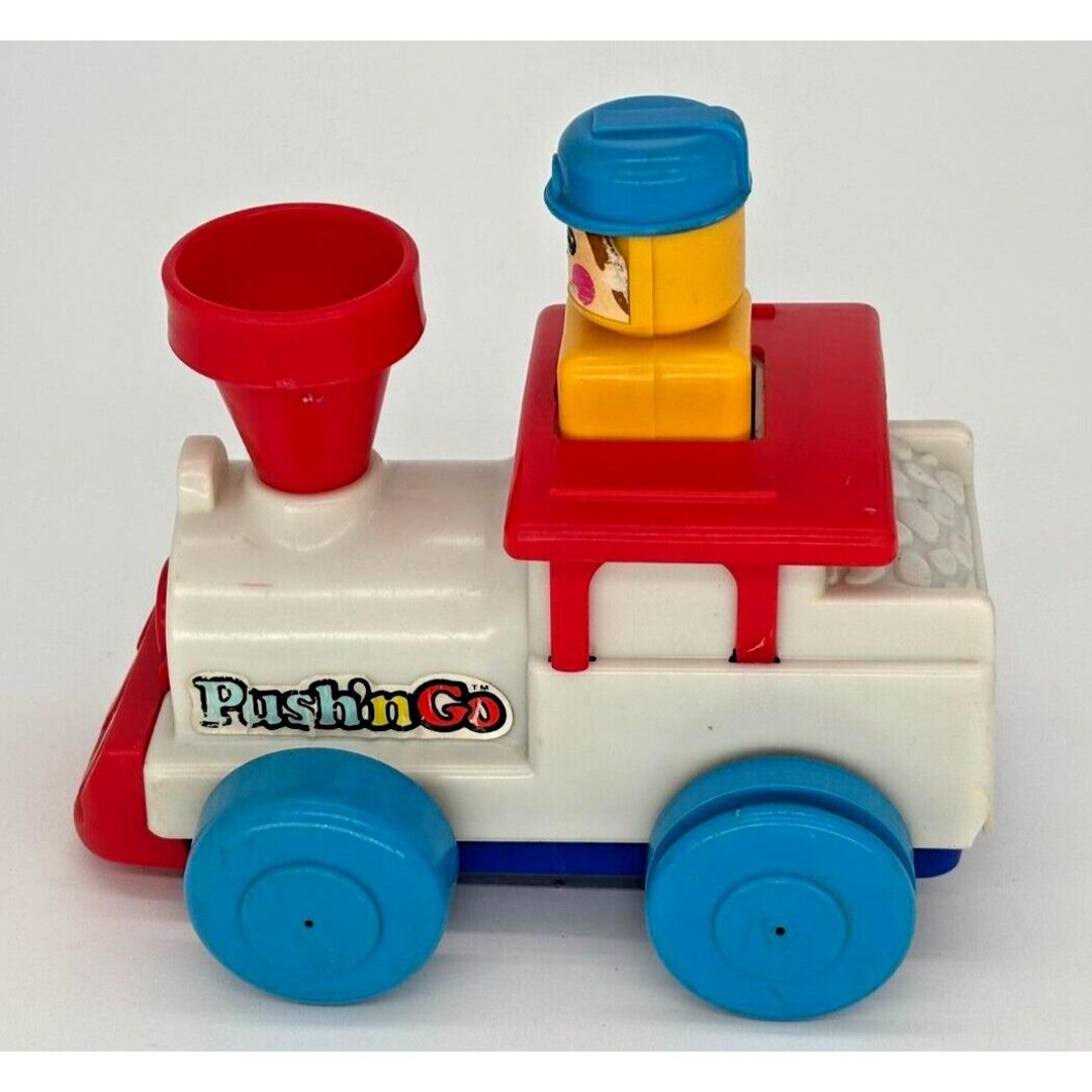 Tomy Push N Go Train Vehicle Toy Car 1975 Vintage Baby Toddler ...
