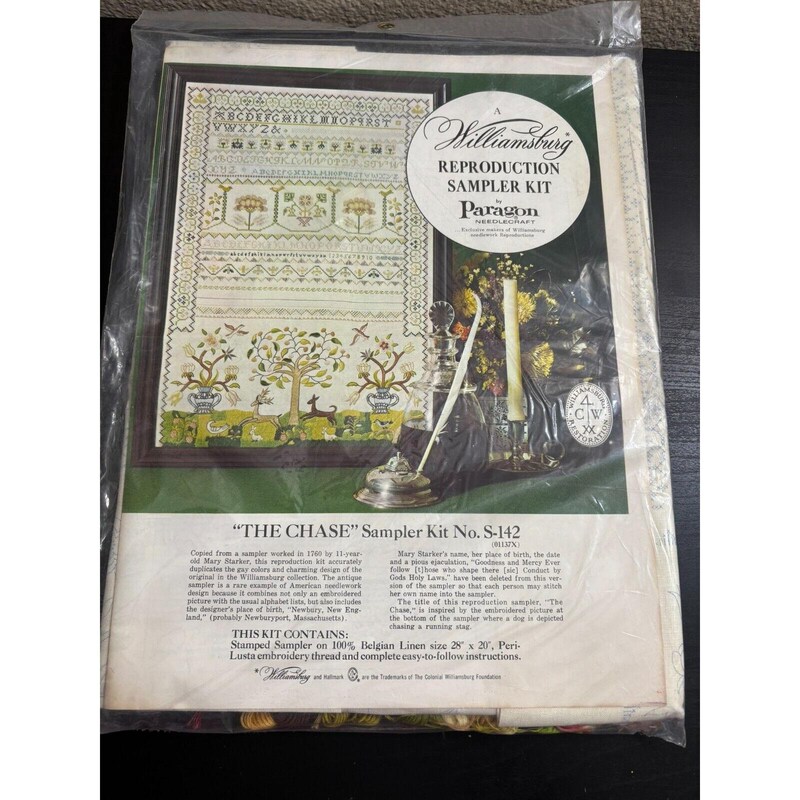 Williamsburg Sampler - Etsy