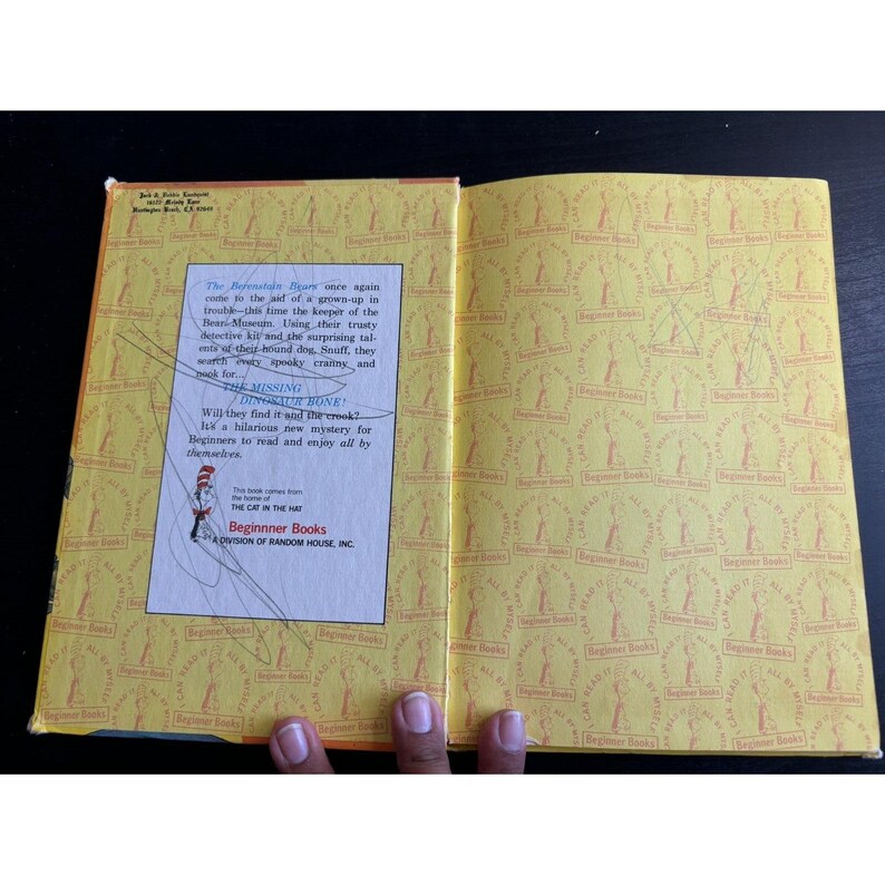 The Berenstain Bears and the Missing Dinosaur Bone - Hardcover - Etsy