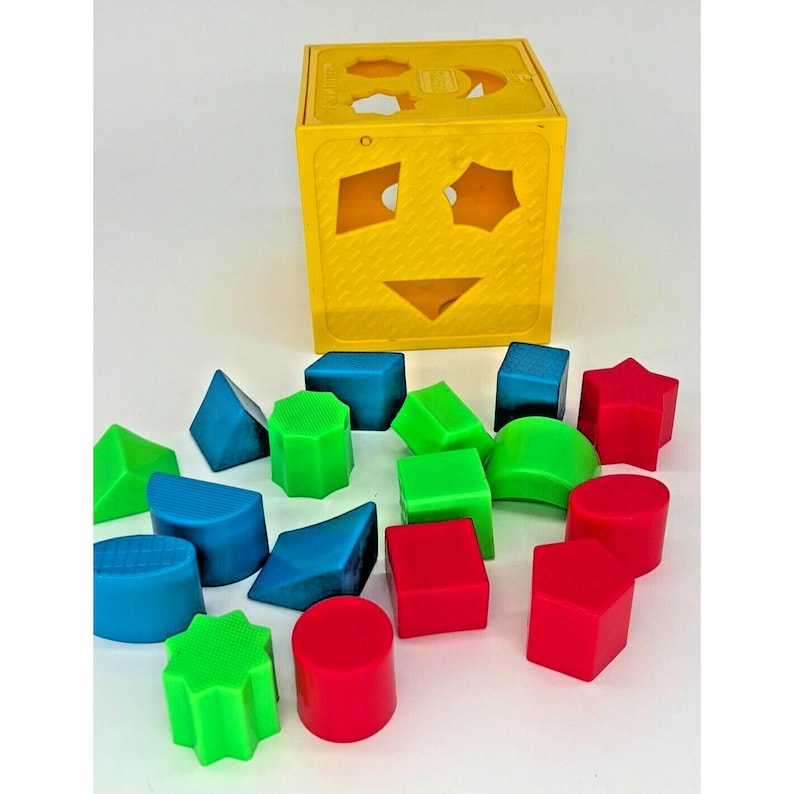 Playskool Form Fitter Shape Sorter Toy With 17 Shapes Vintage Ribbed - Etsy