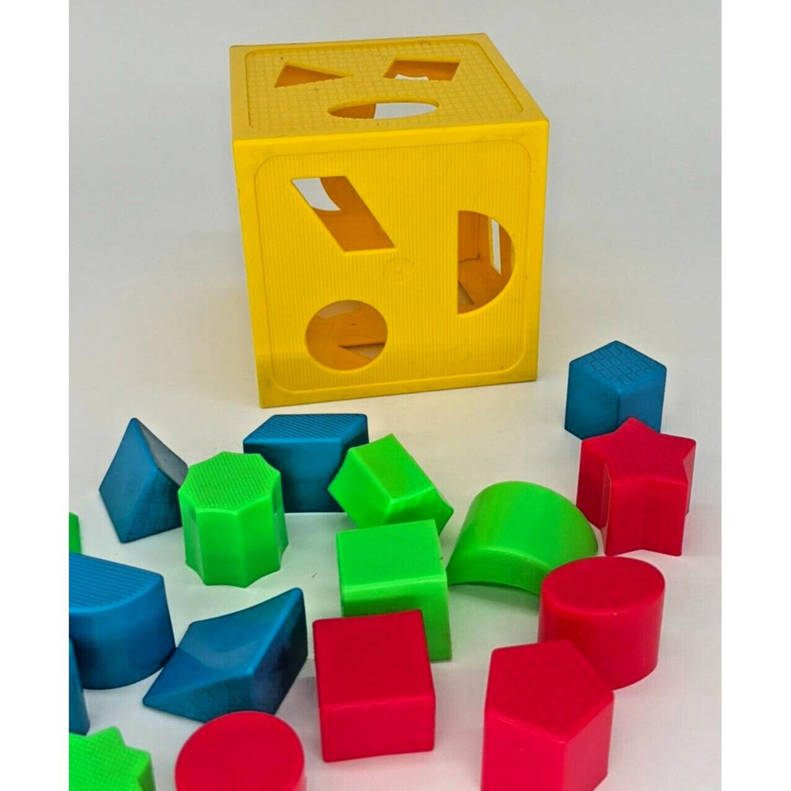 Playskool Form Fitter Shape Sorter Toy With 17 Shapes Vintage Ribbed - Etsy