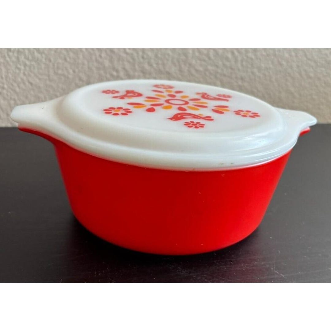 Vintage Pyrex Friendship Bird 1.5 Quart 472 Casserole Dish W/lid 20-C7 ...