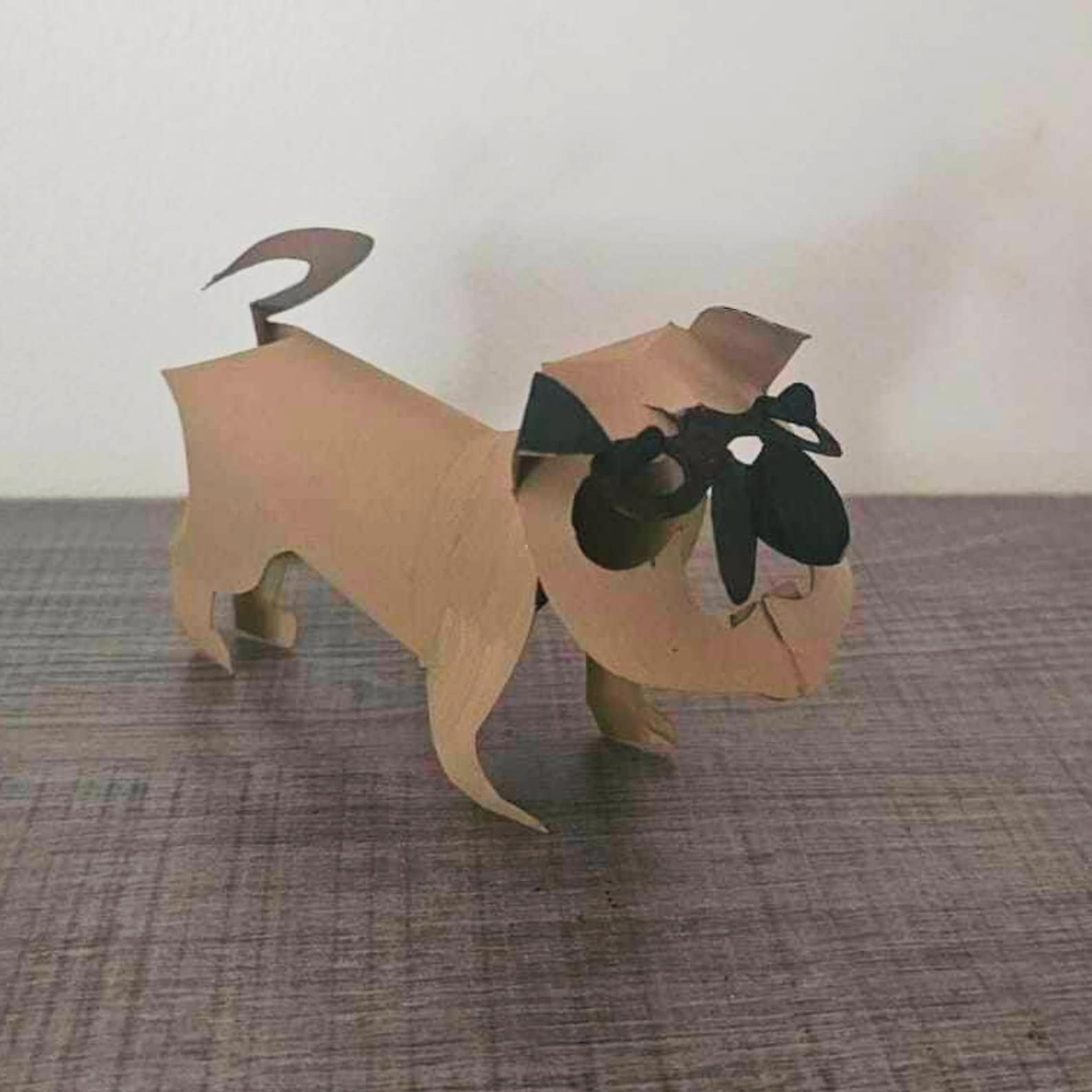 DIY Pug Paper Craft Dog, Digital Download Foldable Dog Template - Etsy