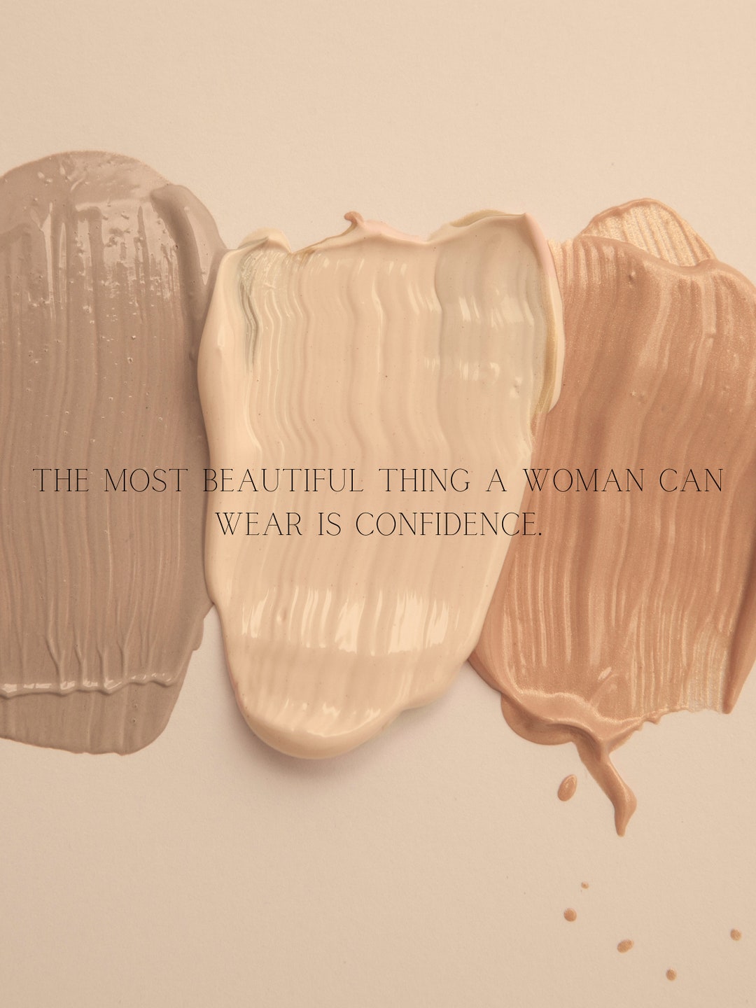 The Most Beautiful Thing a Woman Can Wear is Confidence. - Inspirational Digital Wall Art - Etsy