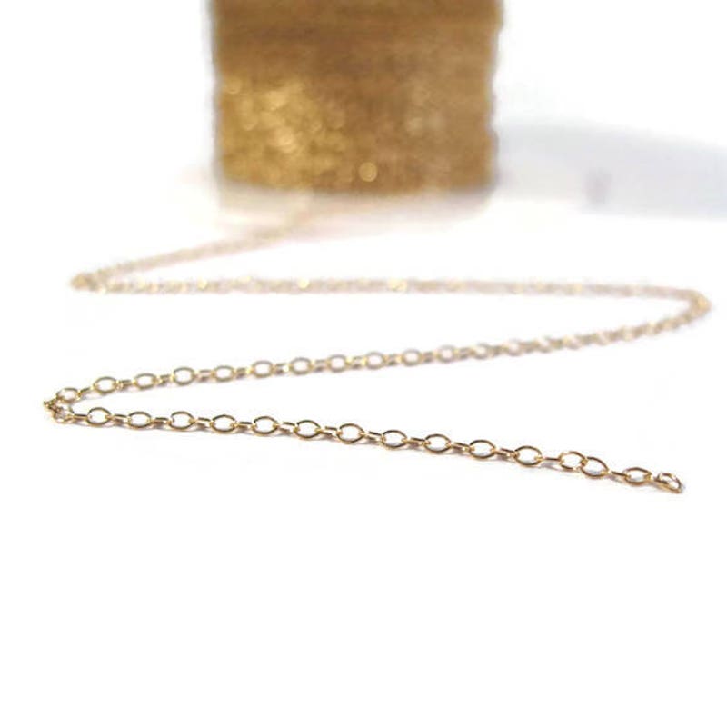 Thin Gold Chain - Etsy