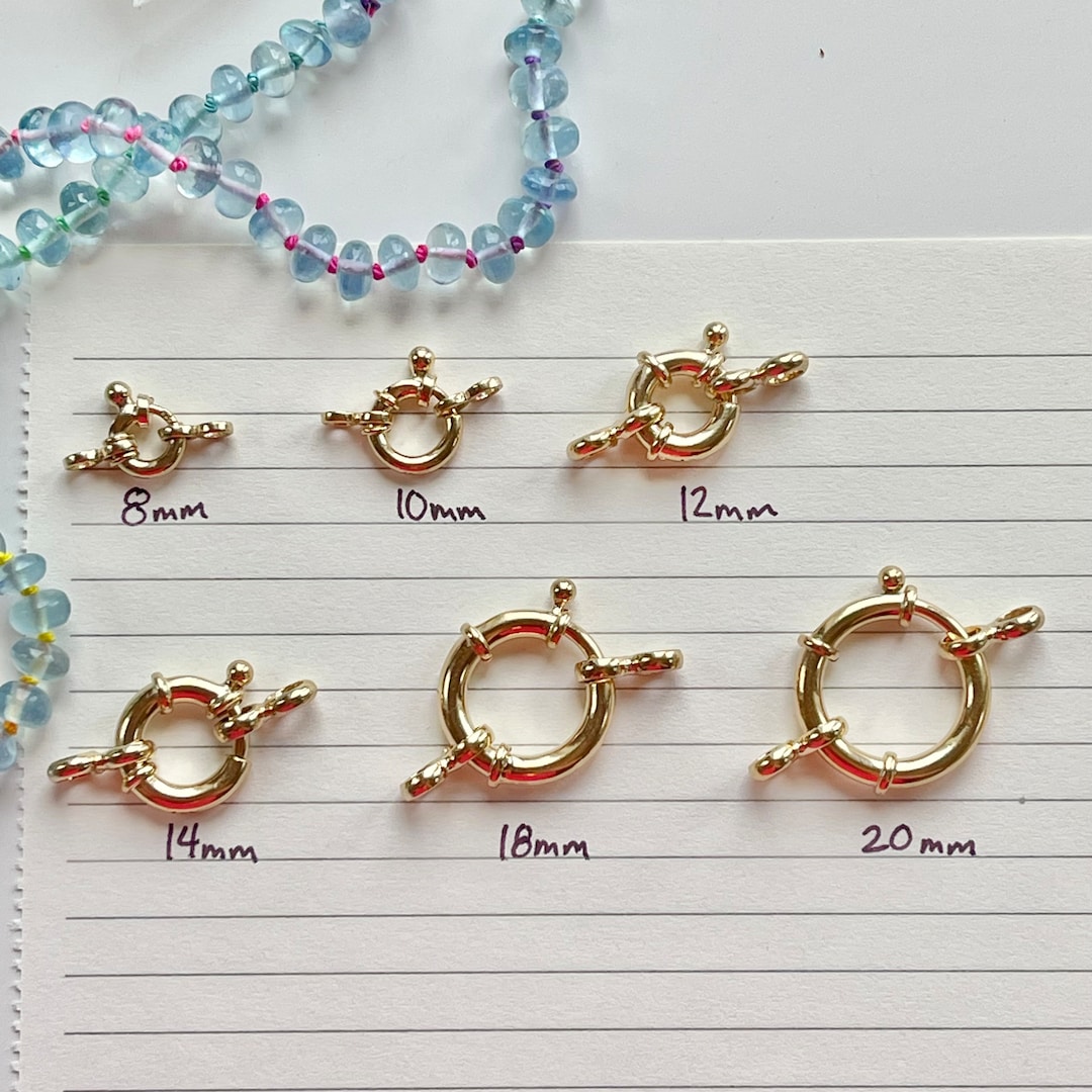 Bead Snob™ Mariner Clasp, Vermeil Sailor Clasps, 14k Vermeil Over 925 ...