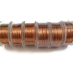 Copper Wire, 22 Gauge Round Wire for Making Jewlery, Non Tarnish Wire ...