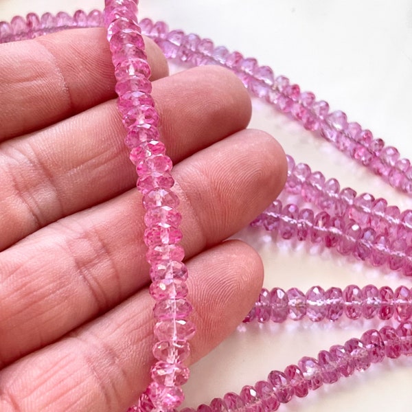 Pink Gemstone Beads - Etsy