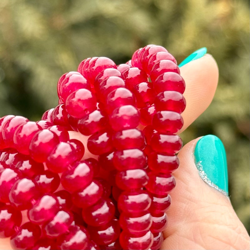 Ruby Beads - Etsy