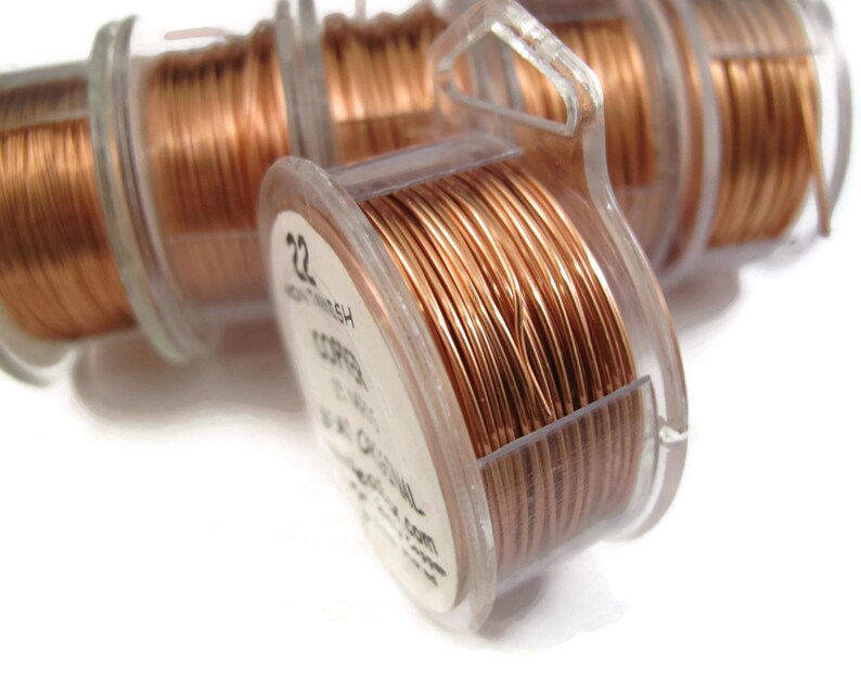 Copper Wire 22 Gauge Round Wire for Making Jewlery Non - Etsy