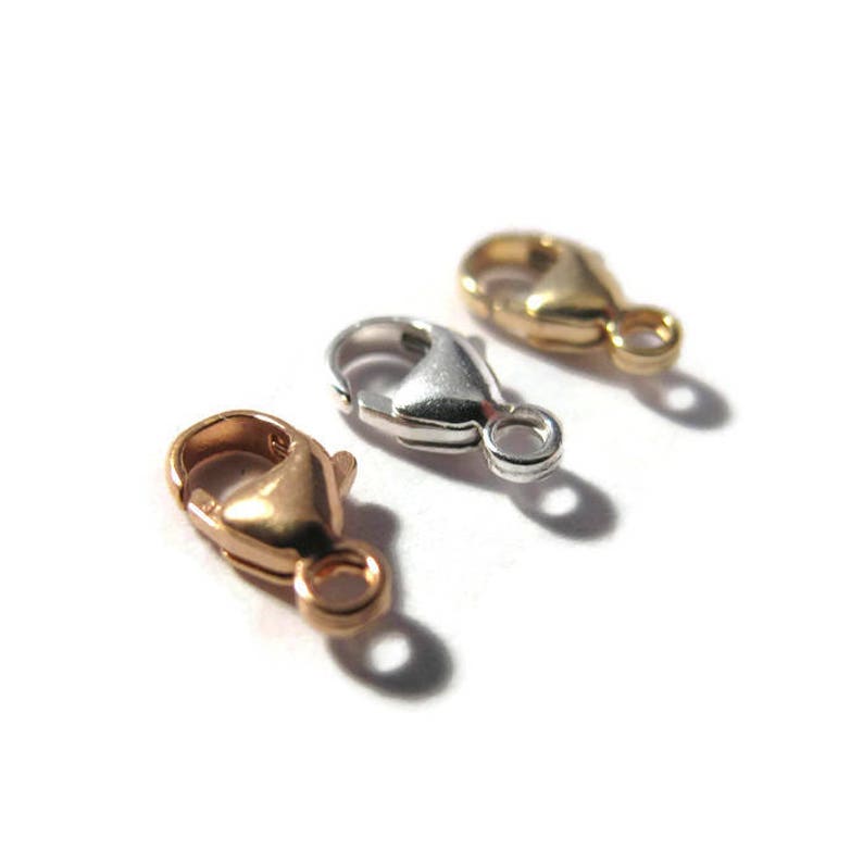 Small Lobster Claw Clasp One 14k Gold Filled 9mm Lobster - Etsy