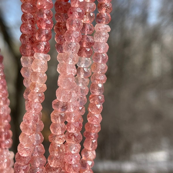 Strawberry Beads - Etsy