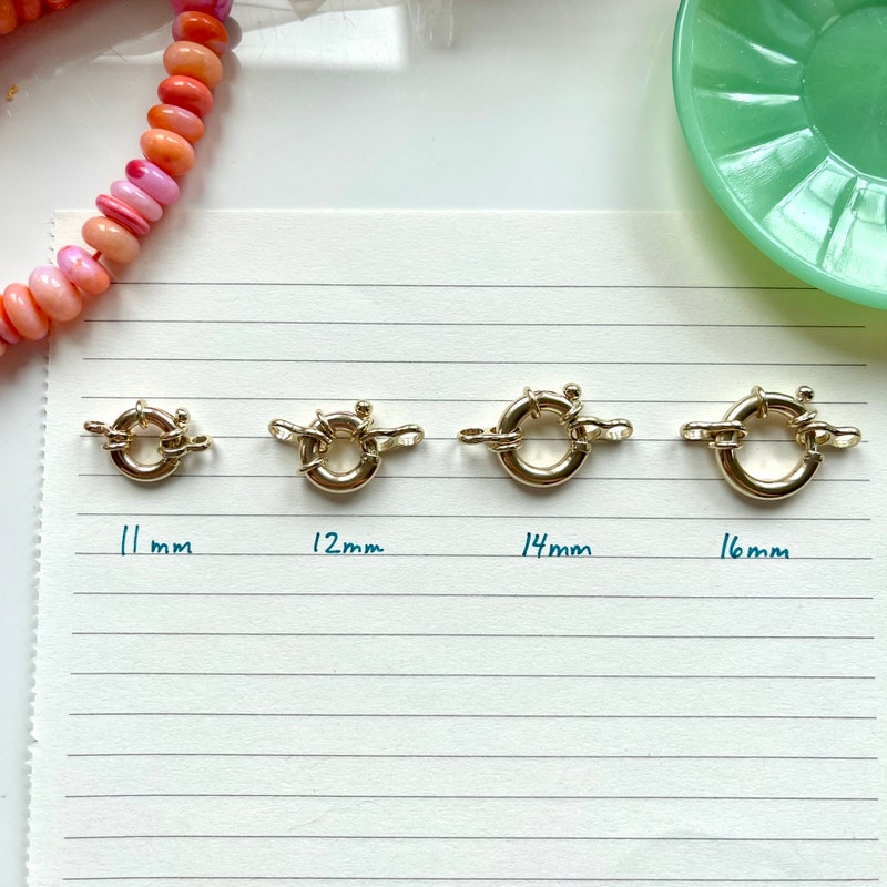 14k Gold Clasp - Etsy