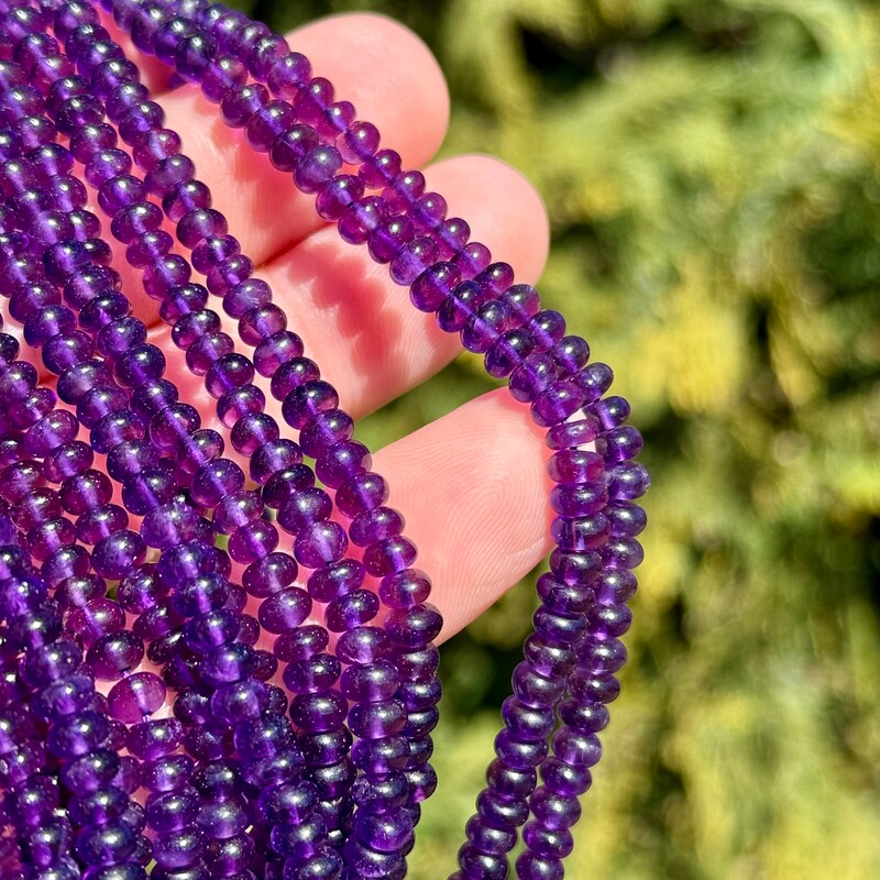 Smooth Amethyst - Etsy