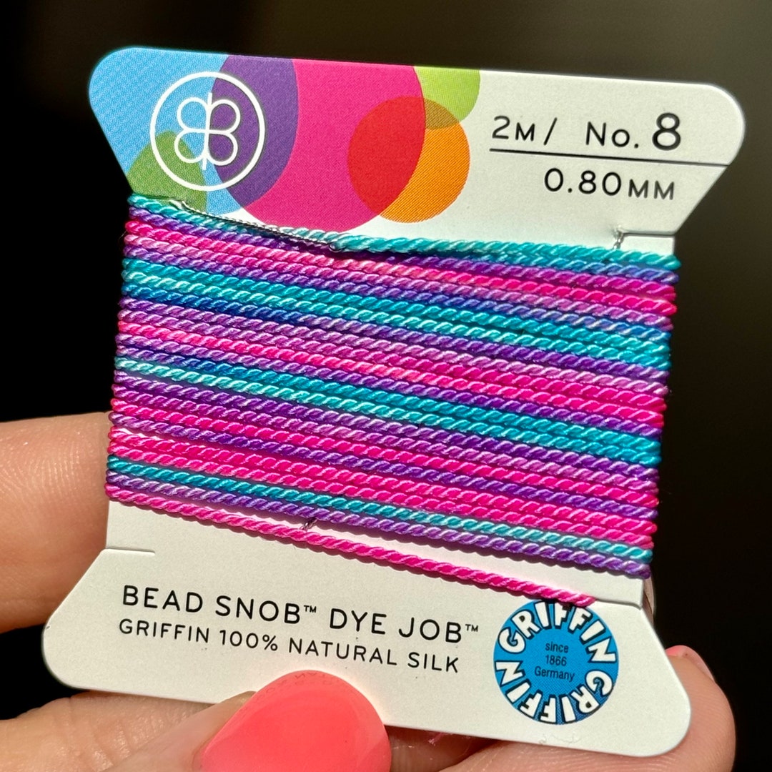 Rainbow GRIFFIN Cord, 'kinda Nerdy', Pink Silk Cord, Purple Silk Cord ...