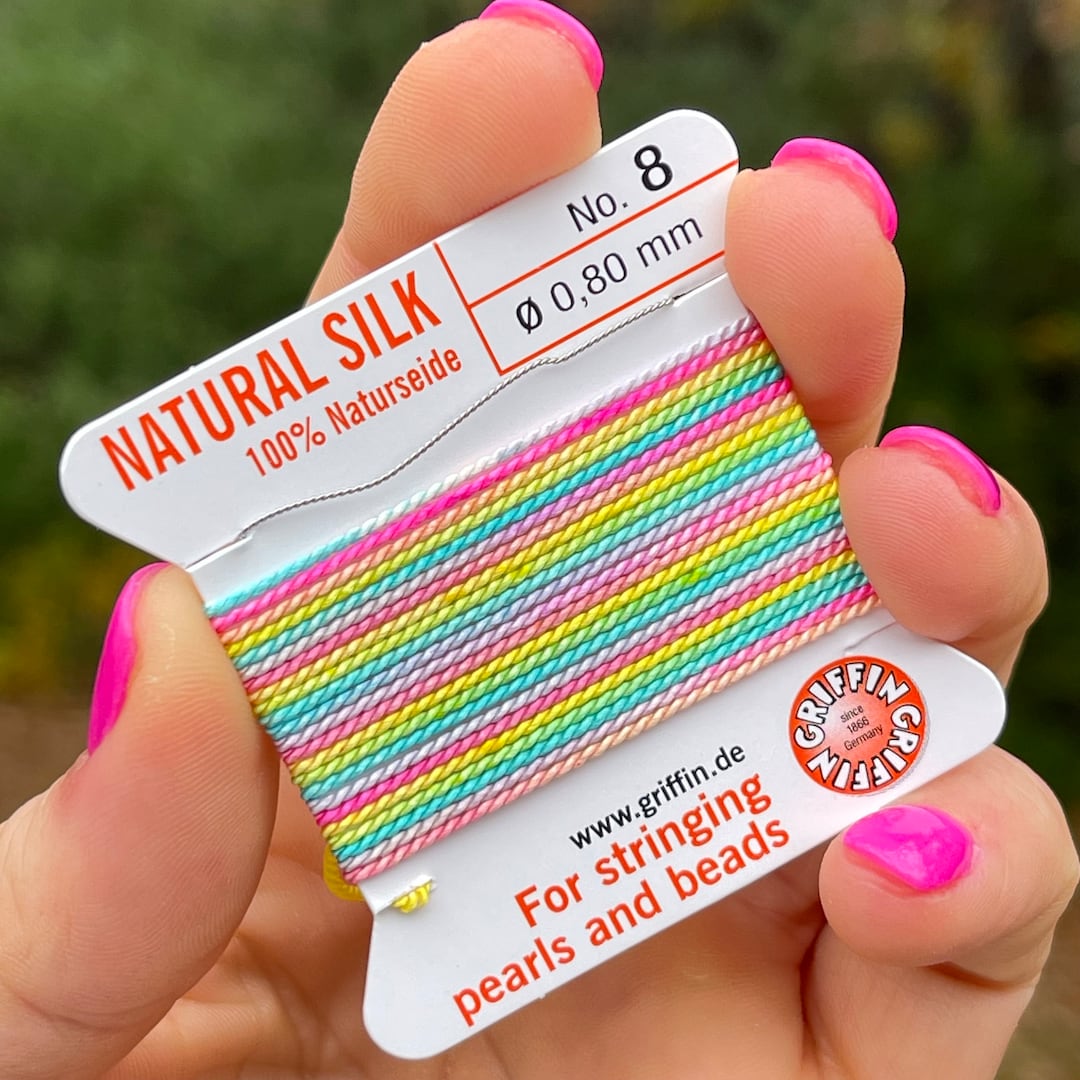 GRIFFIN Cord With "candy Dots" Rainbow Bead Snob™ Dye Job™, GRIFFIN ...