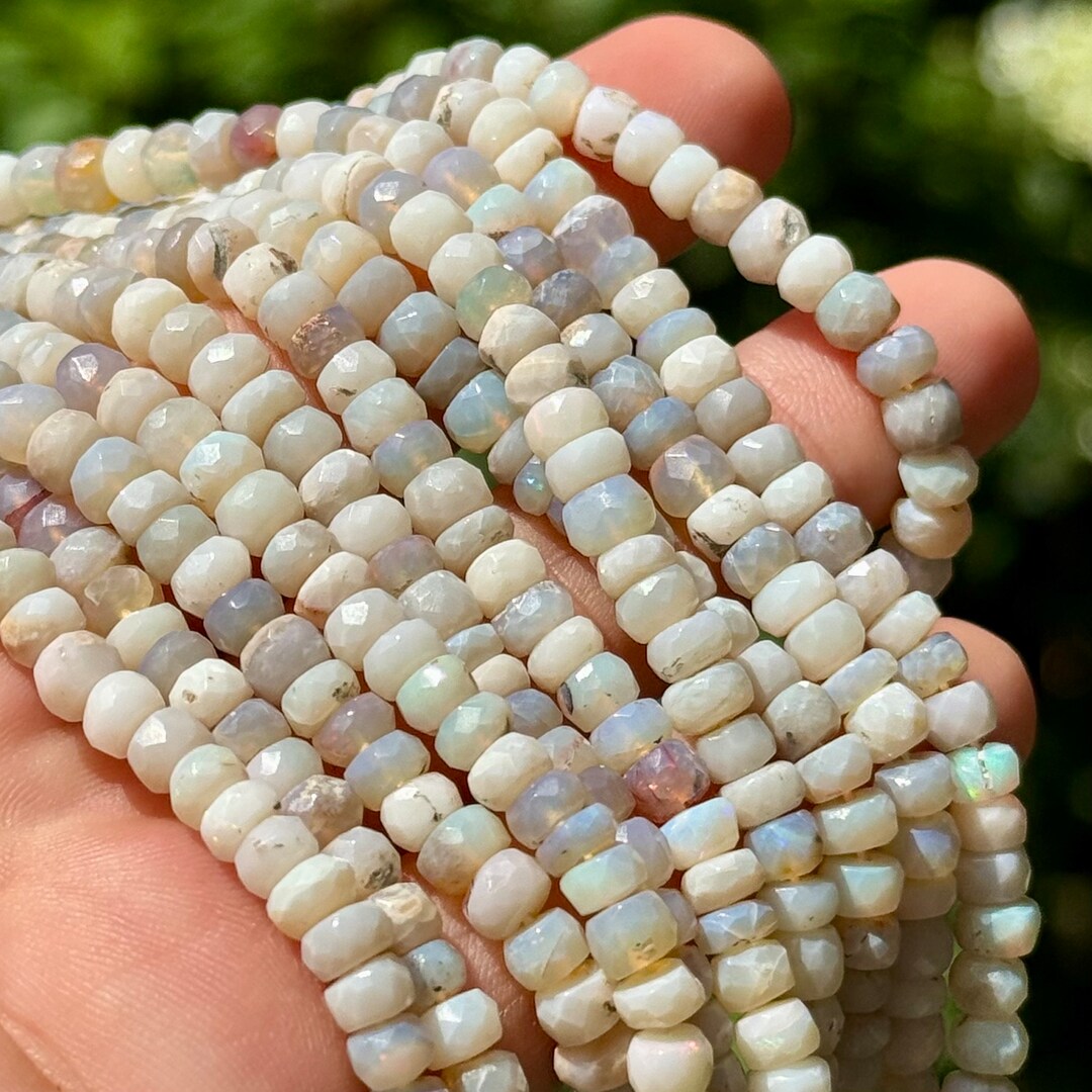 Australian Opal Bead Strand, 5mm Gemstone Bead for Jewelry, Opal ...