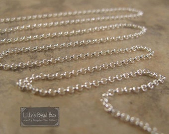 925 Rolo Chain - Etsy