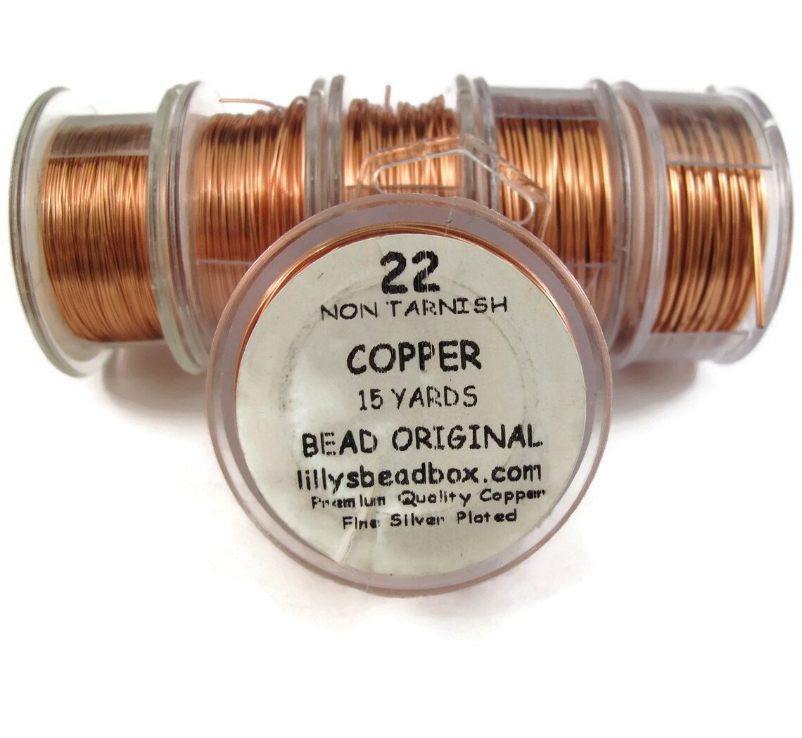 Copper Wire 22 Gauge Round Wire for Making Jewlery Non - Etsy