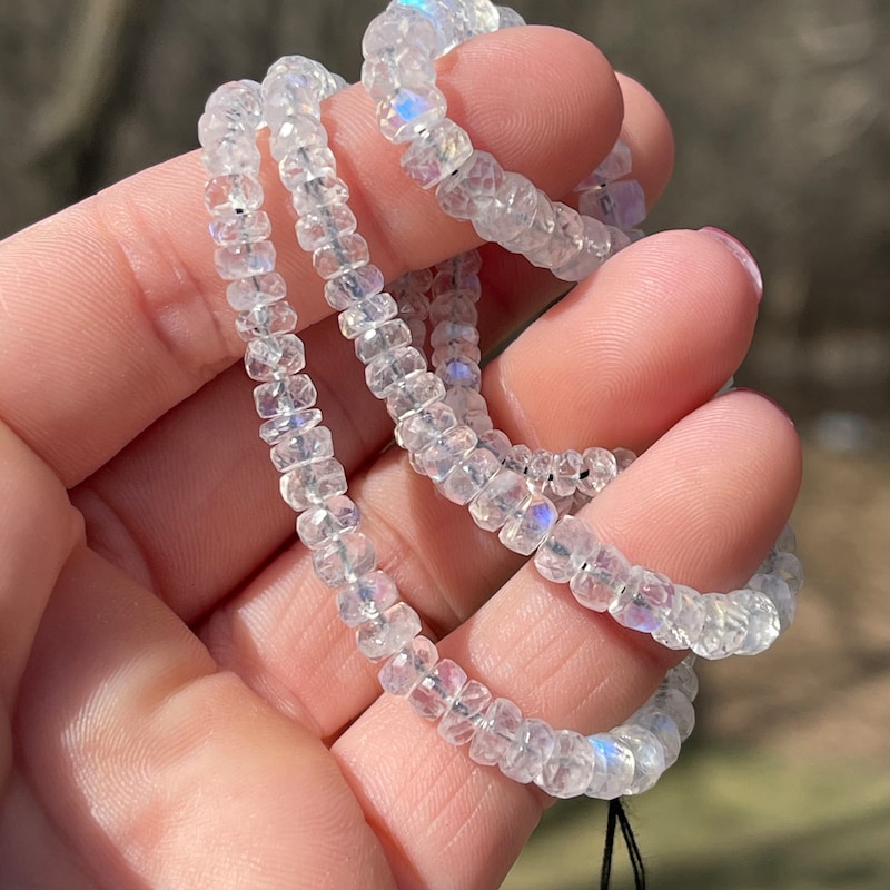 Moonstone Beads - Etsy