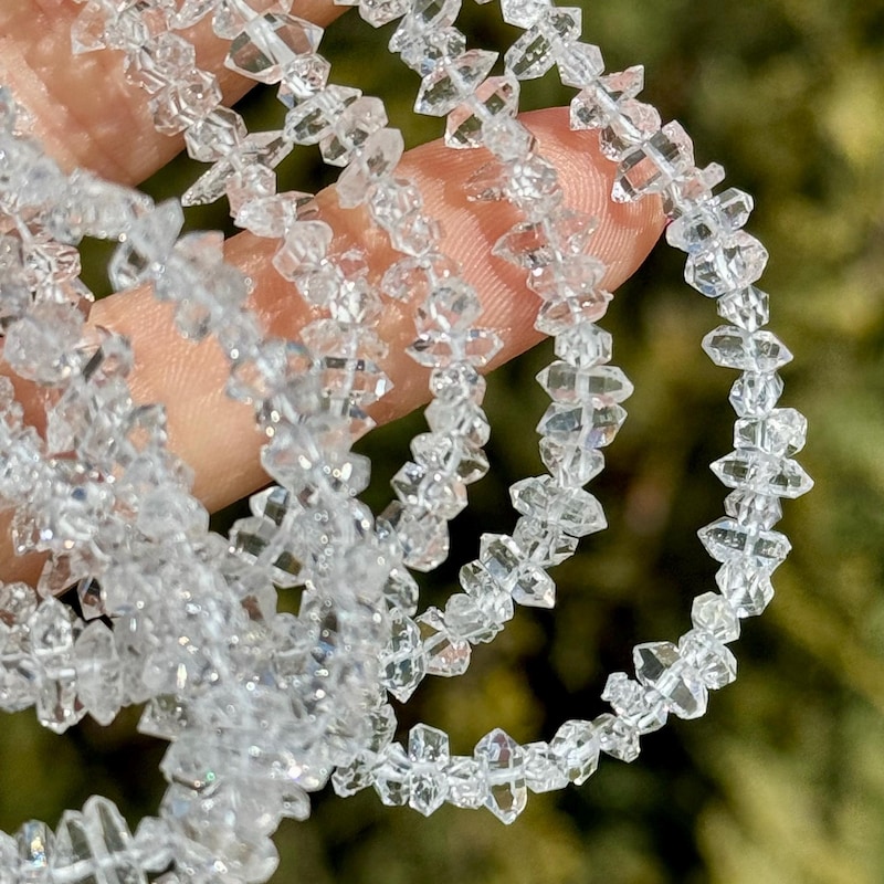 Herkimer Diamond Beads - Etsy