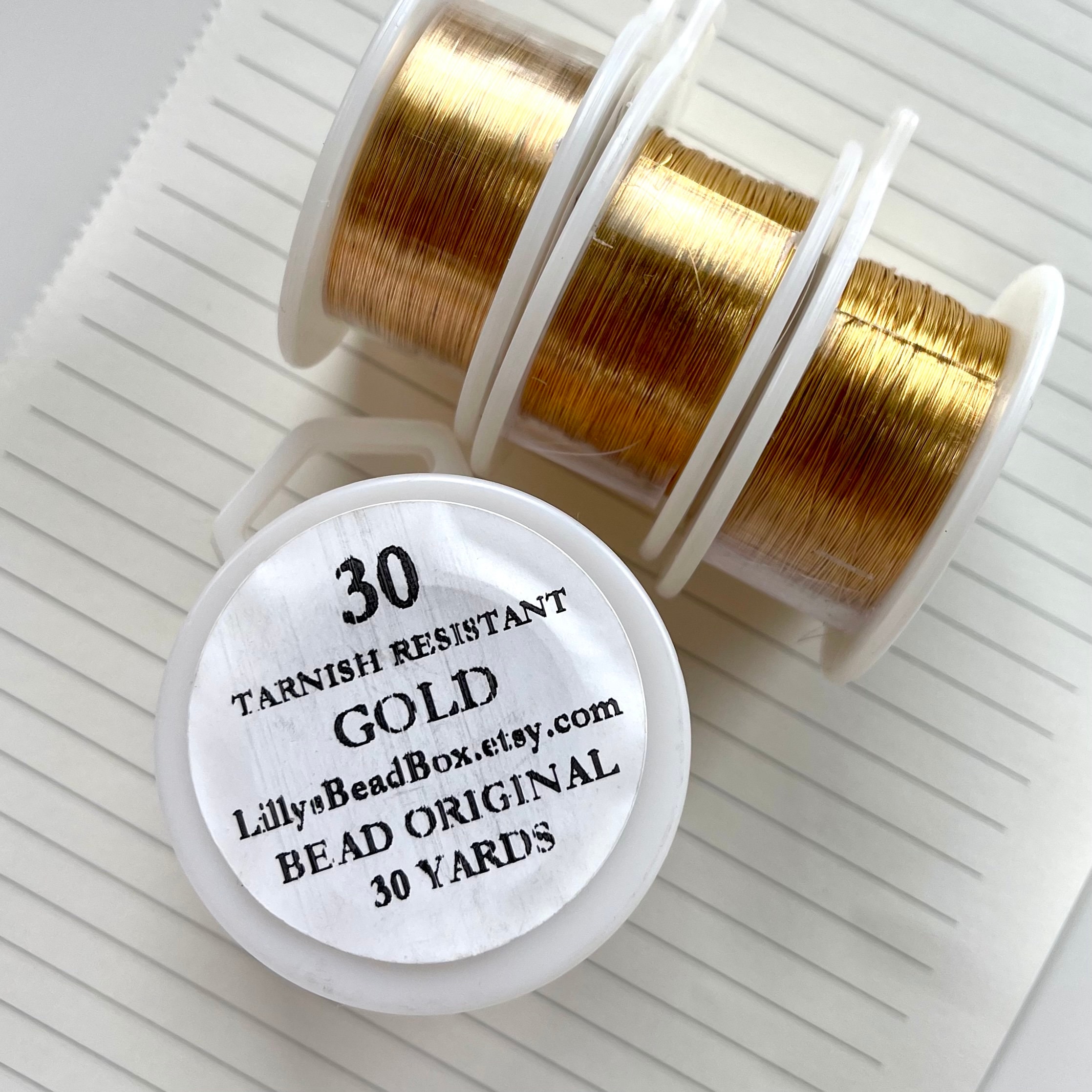 30 Gauge Wire for Making Jewelry Round Non-Tarnish Wire Wire | Etsy