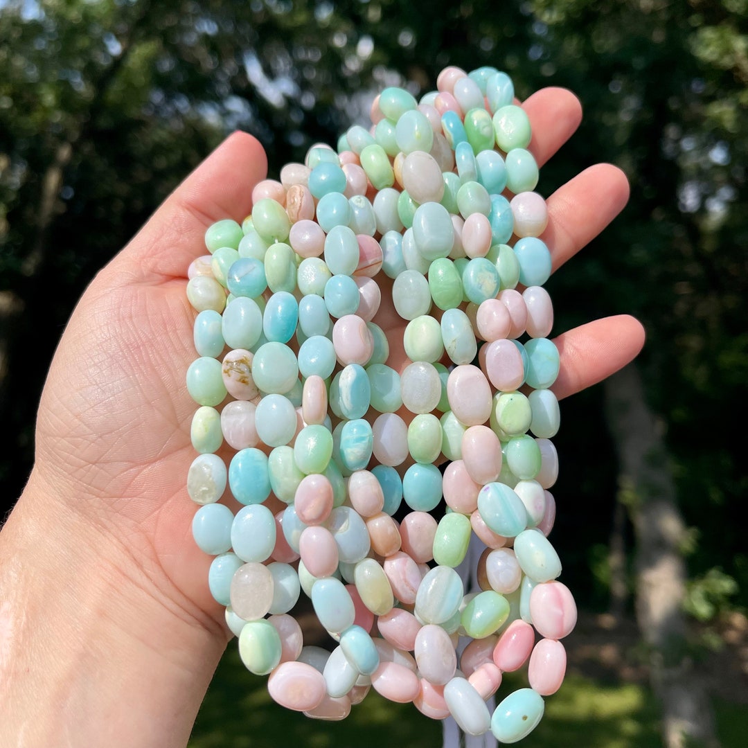 SCRATCH & DENT, Candy Opal Beads, Pastel Oval Gemstone Beads, O-22 - Etsy