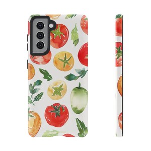 Watercolor Tomato Phone Case - Cute Garden Style for iPhone 11-17 - Etsy