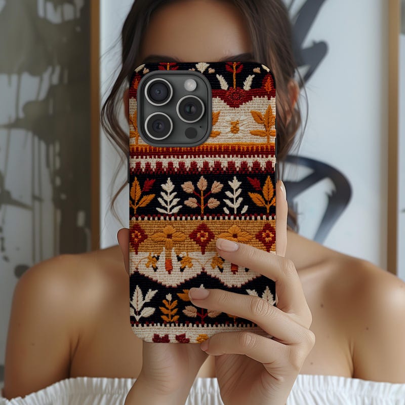 Embroidery Phone Case - Etsy