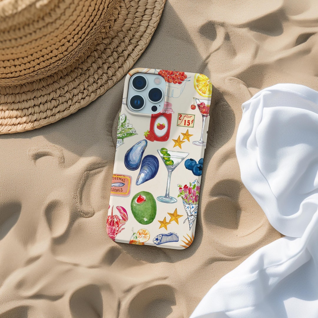 La Dolce Vita Summer Phone Case - Trendy Collage Design, Fits iPhone 11 ...